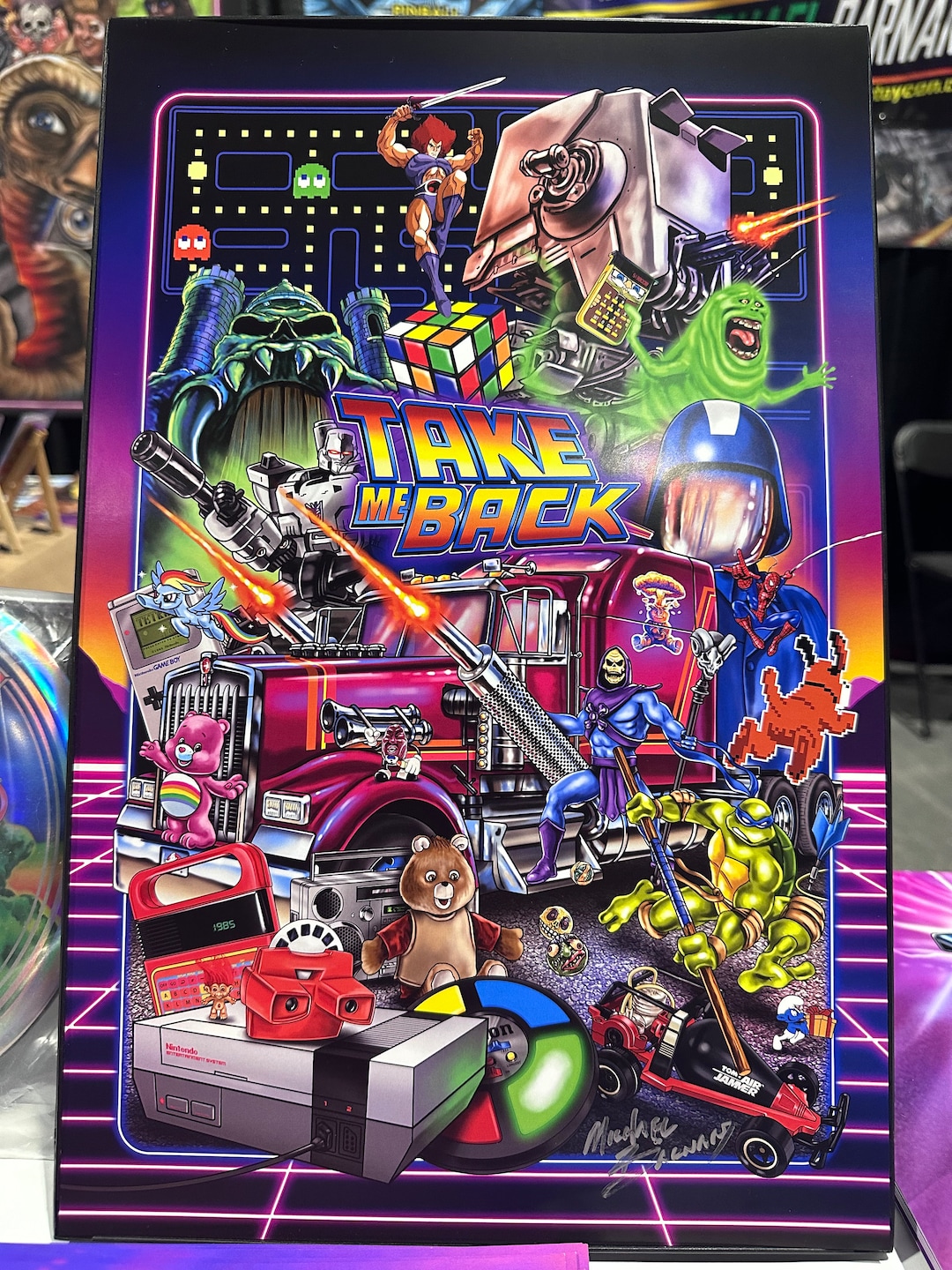 Nostalgia 80s Toys Art Print by Michael Barnard - Etsy
