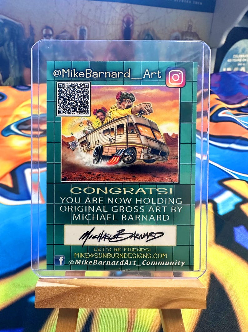 WALTER Wipe - Breaking Bad Garbage Pail Kids Themed Parody Card by ...