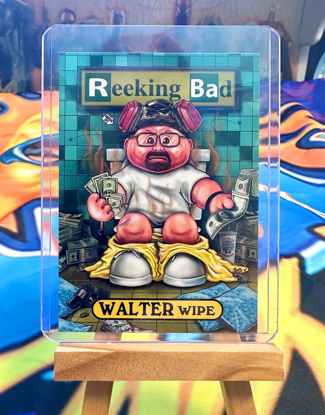WALTER Wipe - Breaking Bad Garbage Pail Kids Themed Parody Card by ...