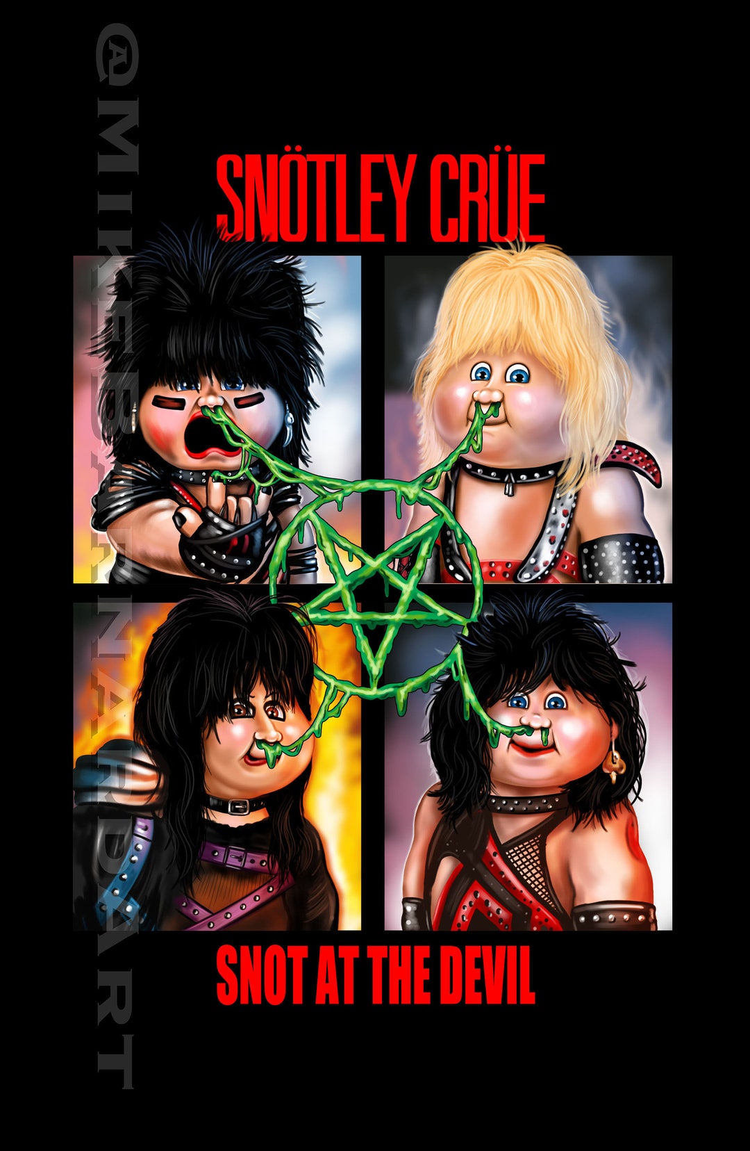 Snot at the Devil 11x17 Art Print by Michael Barnard - Etsy