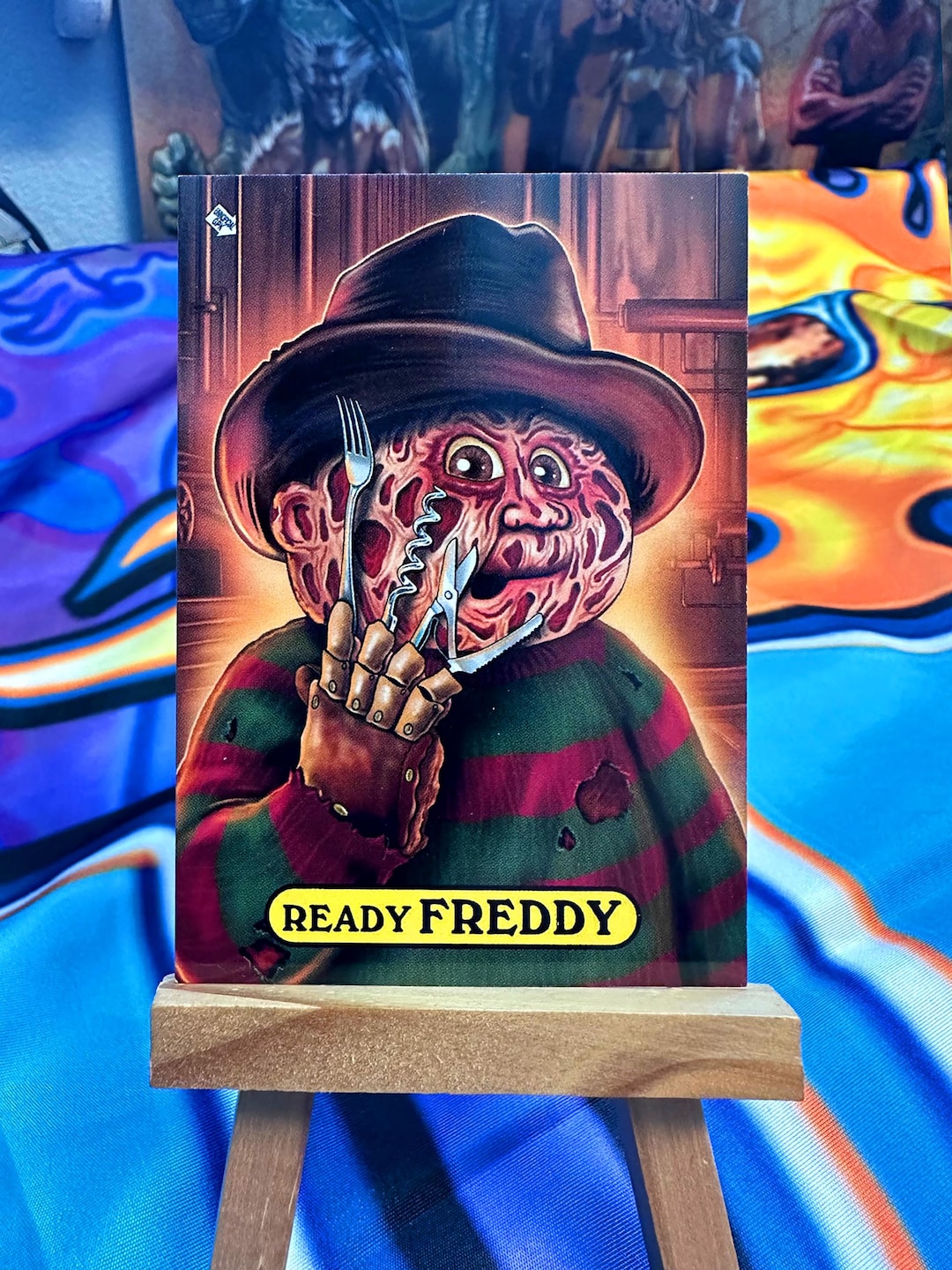 Ready FREDDY - Nightmare on Elm Street Garbage Pail Kids Parody Card by ...