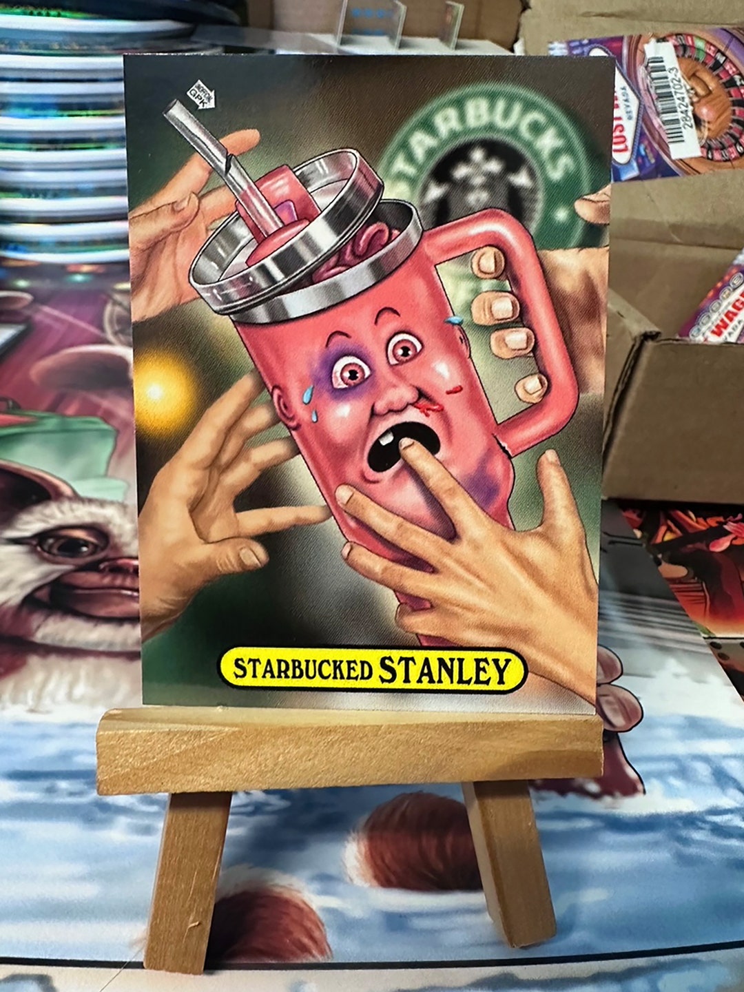 Starbucked STANLEY - Garbage Pail Kids Parody Card by Michael Barnard ...