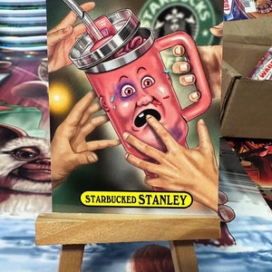 Starbucked STANLEY - Garbage Pail Kids Parody Card by Michael Barnard ...