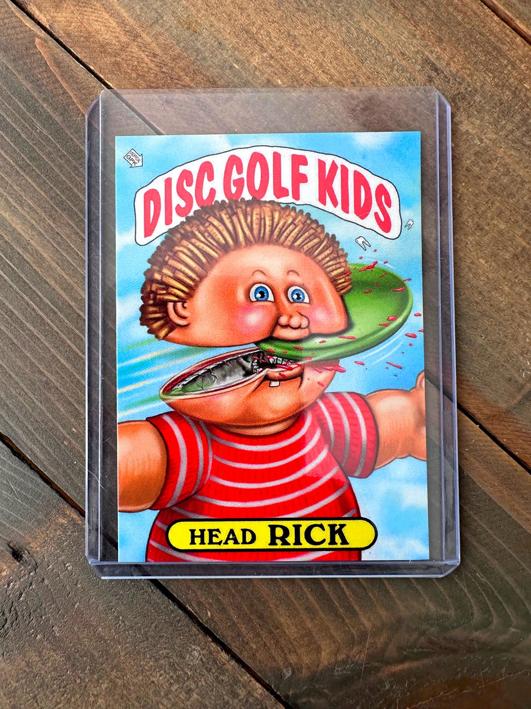 Head RICK - Garbage Pail Kids Parody Card by Michael Barnard - Etsy