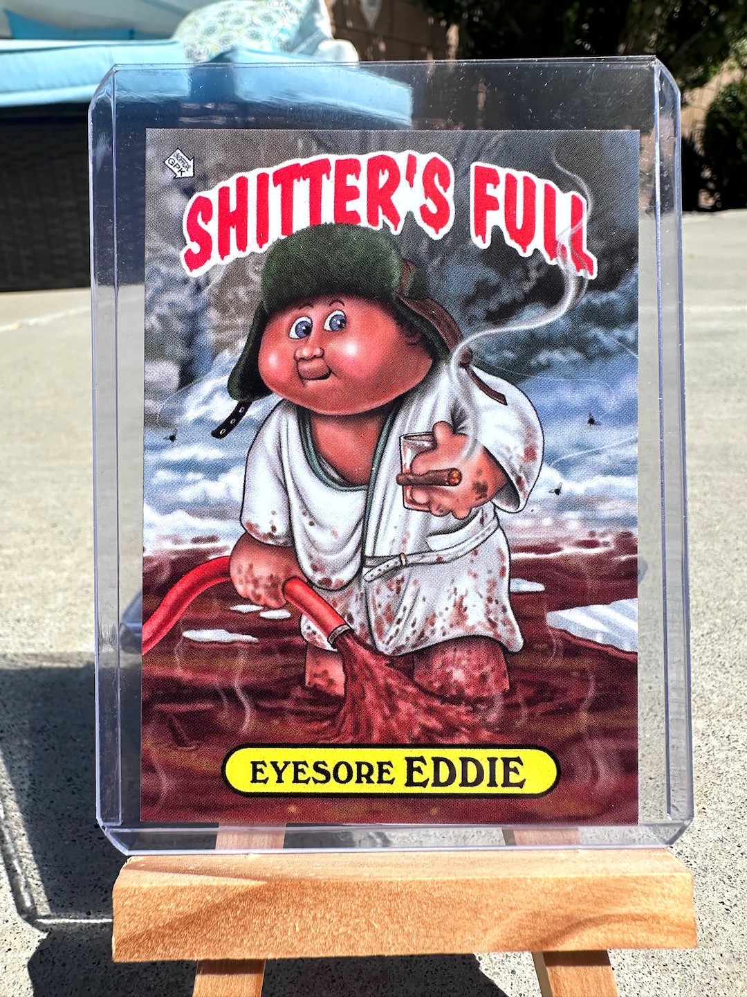 Eyesore Eddie - Christmas Vacation Garbage Pail Kids Parody Card by ...