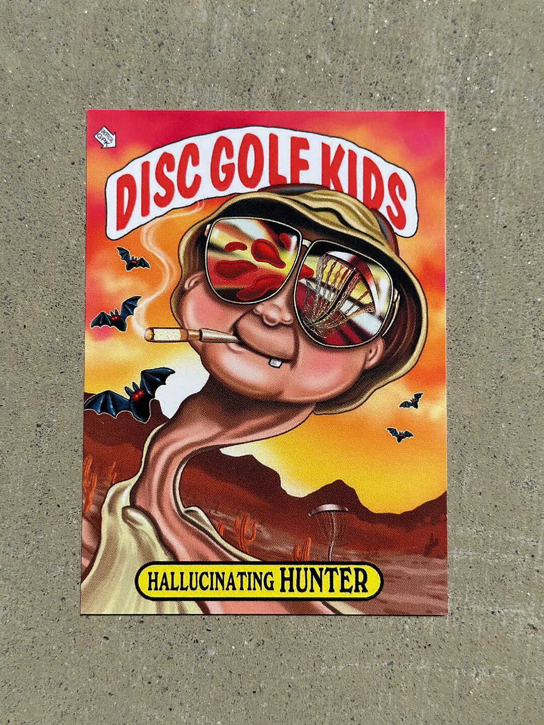 Hallucinating HUNTER - Garbage Pail Kids Parody Card by Michael Barnard ...