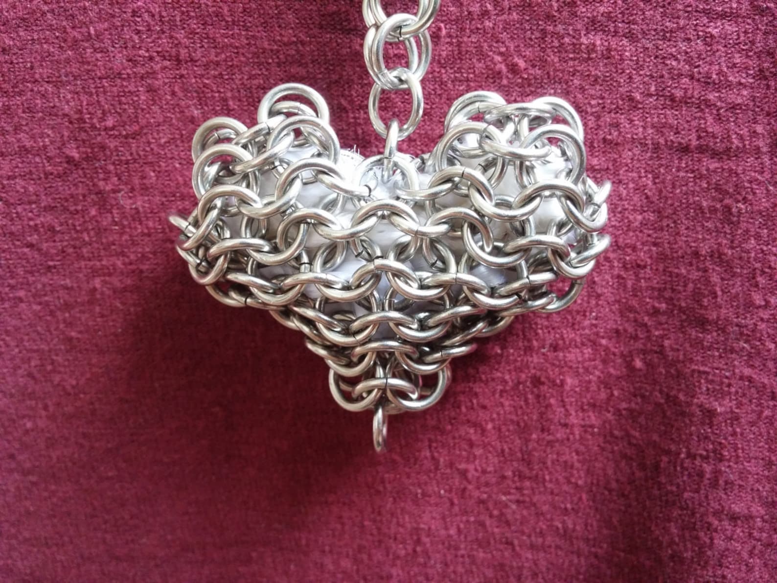 Chainmail Heart Tutorial- Chainmail Heart Pattern- Learn How to Make ...