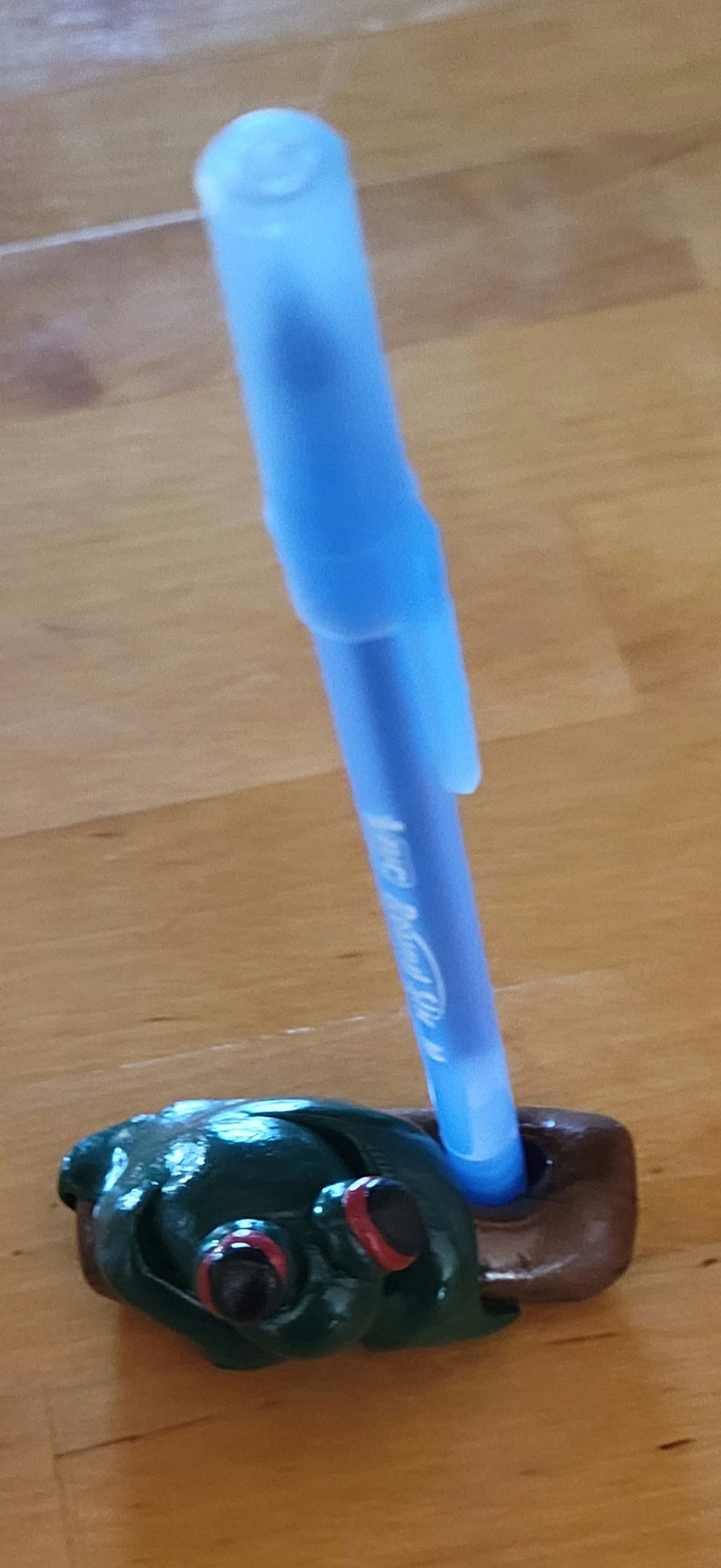 Frog on a Log Pen/pencil Holder - Etsy