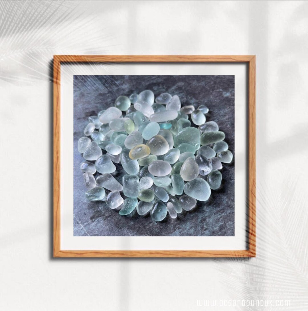 Washed Ashore. Sea Glass Photography. Printable Wall Art. Digital ...