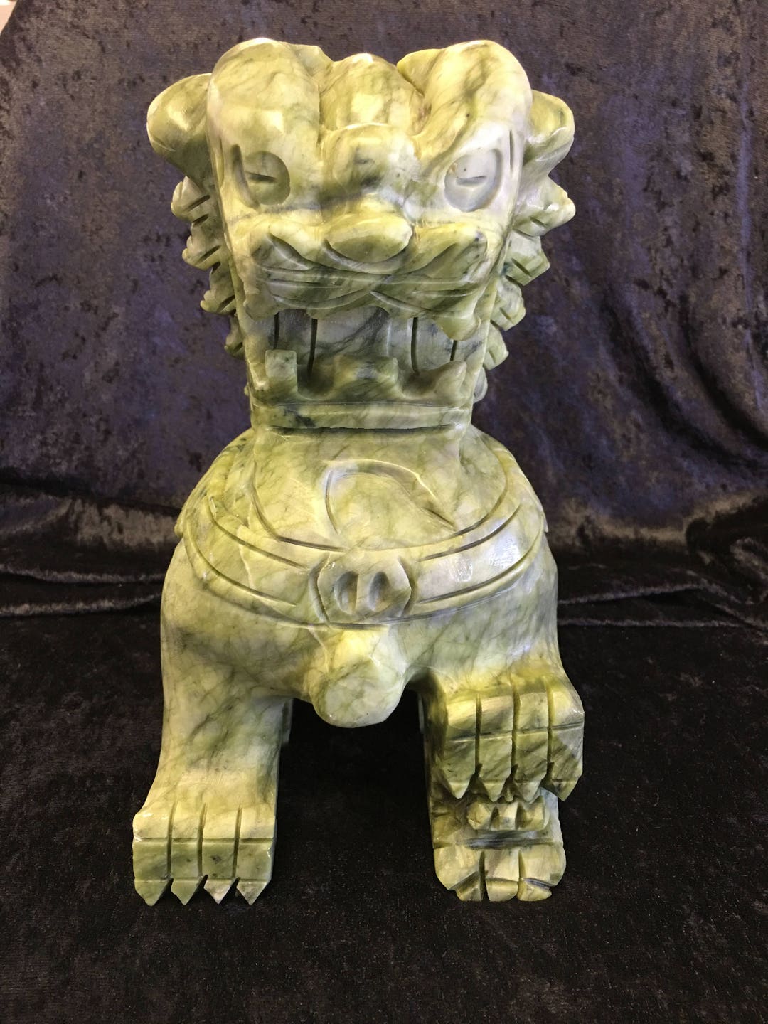 Jade Foo Dog - 11.508 Lbs. - Etsy