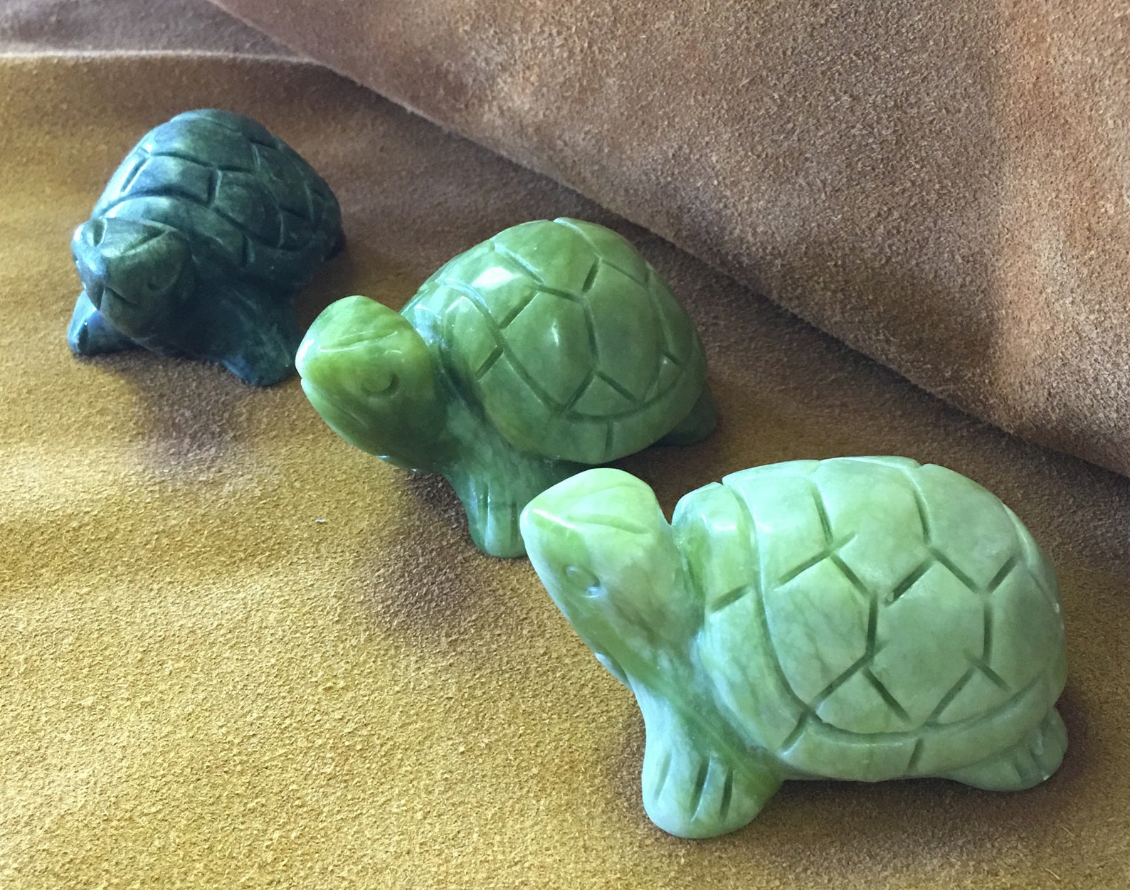 Small Green Jade Turtle Hand Carved 0.490 Lbs. - Etsy