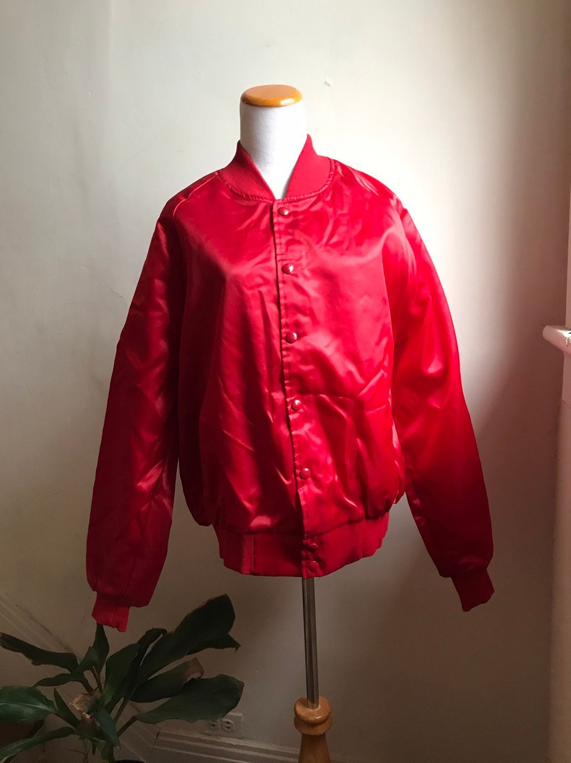 Vintage Texas Chuckwagon Jacket Retro Red Baseball Jacket Double Tree ...