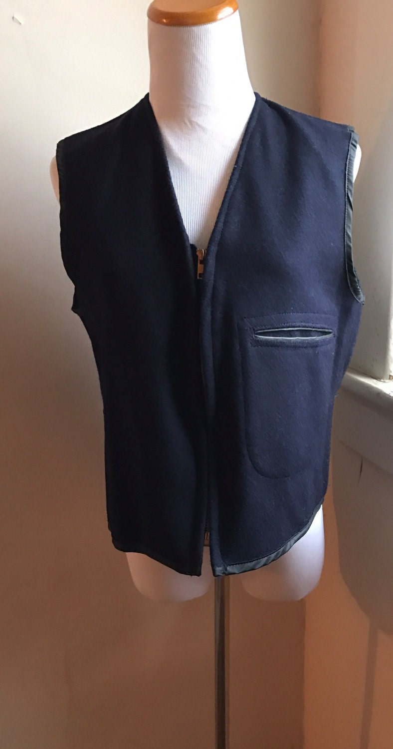 Vintage Steampunk Vest | NY Transit Co Locomotive Uniform Vest | Subway ...