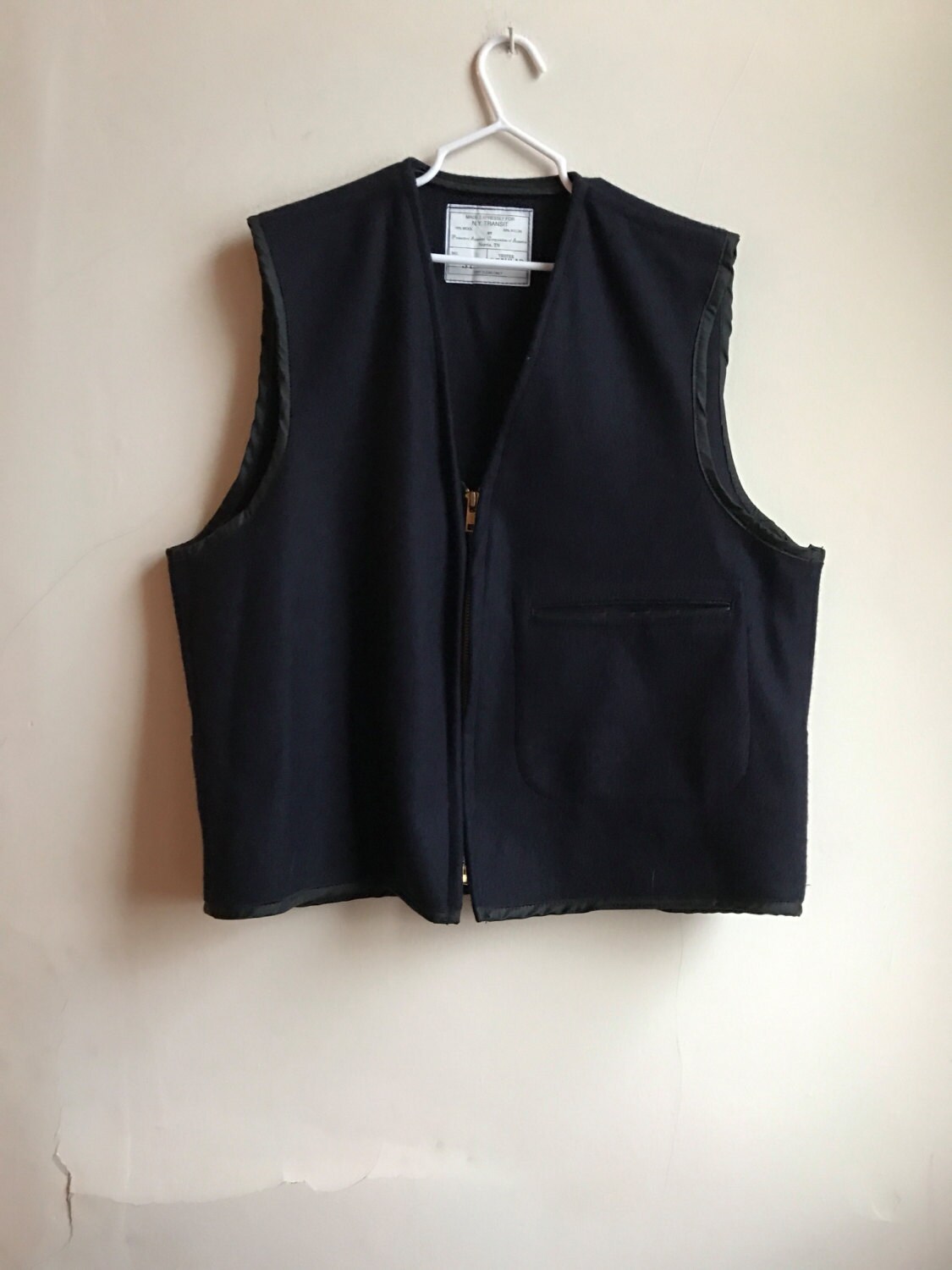 Vintage Steampunk Vest | NY Transit Co Locomotive Uniform Vest | Subway ...