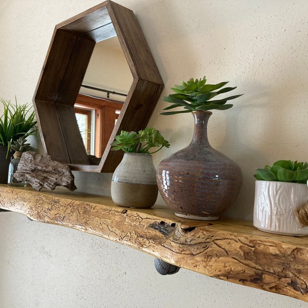 Live Edge Shelf - Etsy