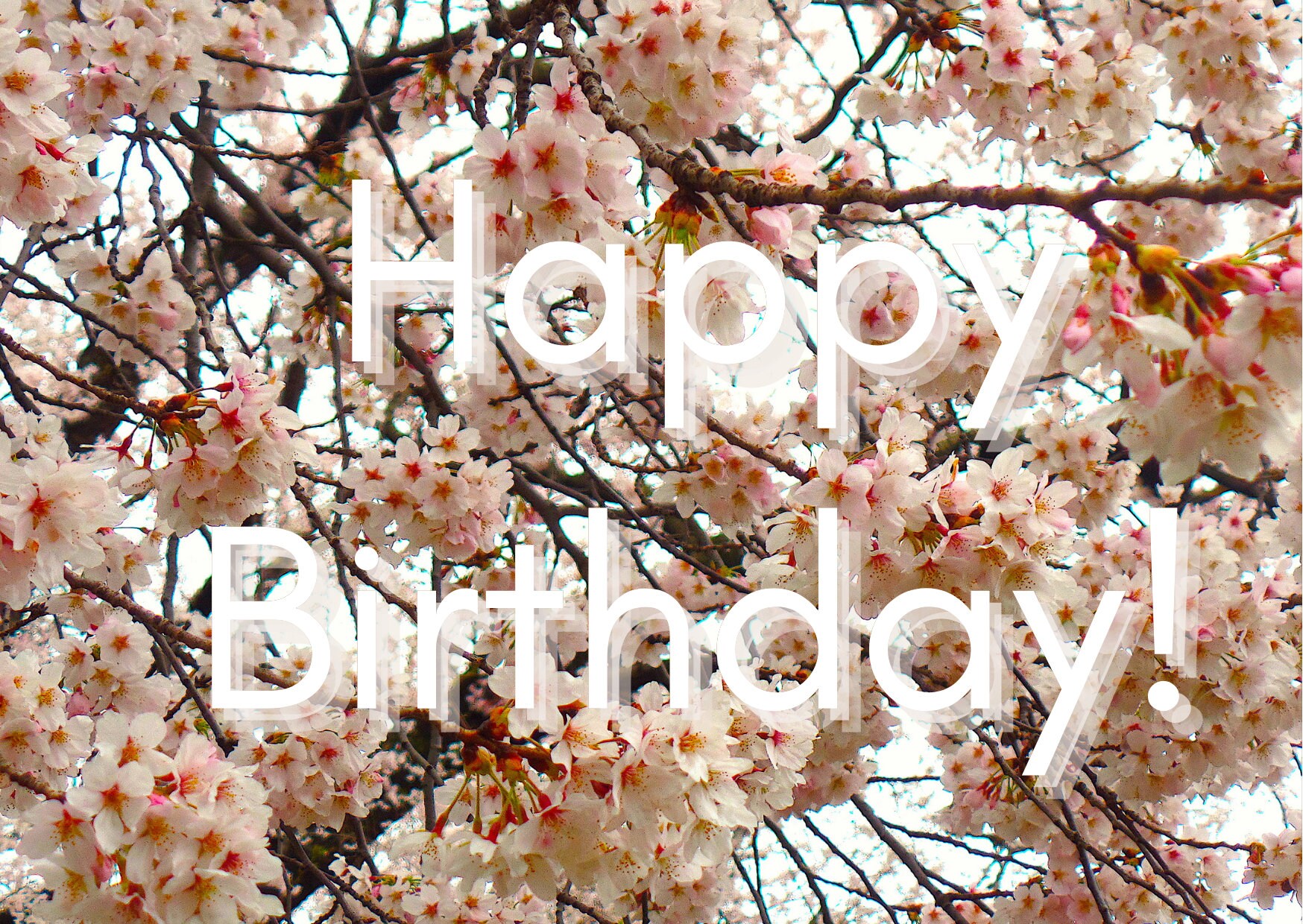 Happy Birthday E-card Birthday Digital Card Birthday - Etsy