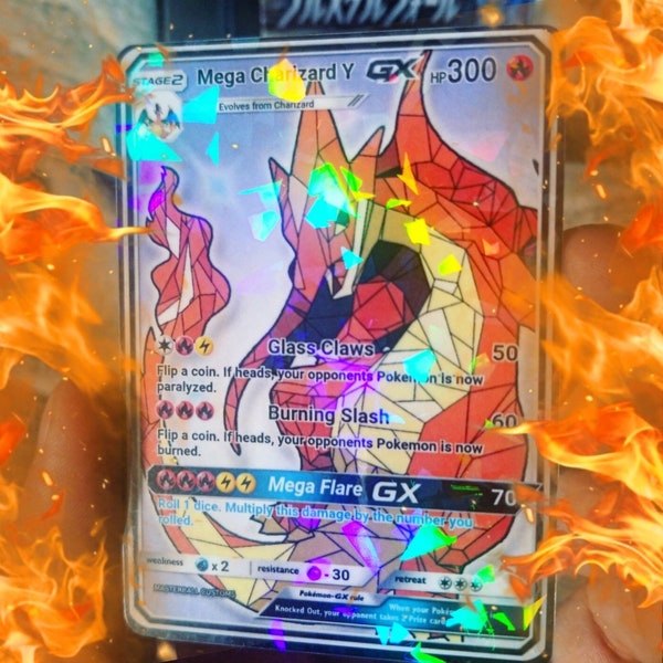 Charizard Stained Glass - Etsy