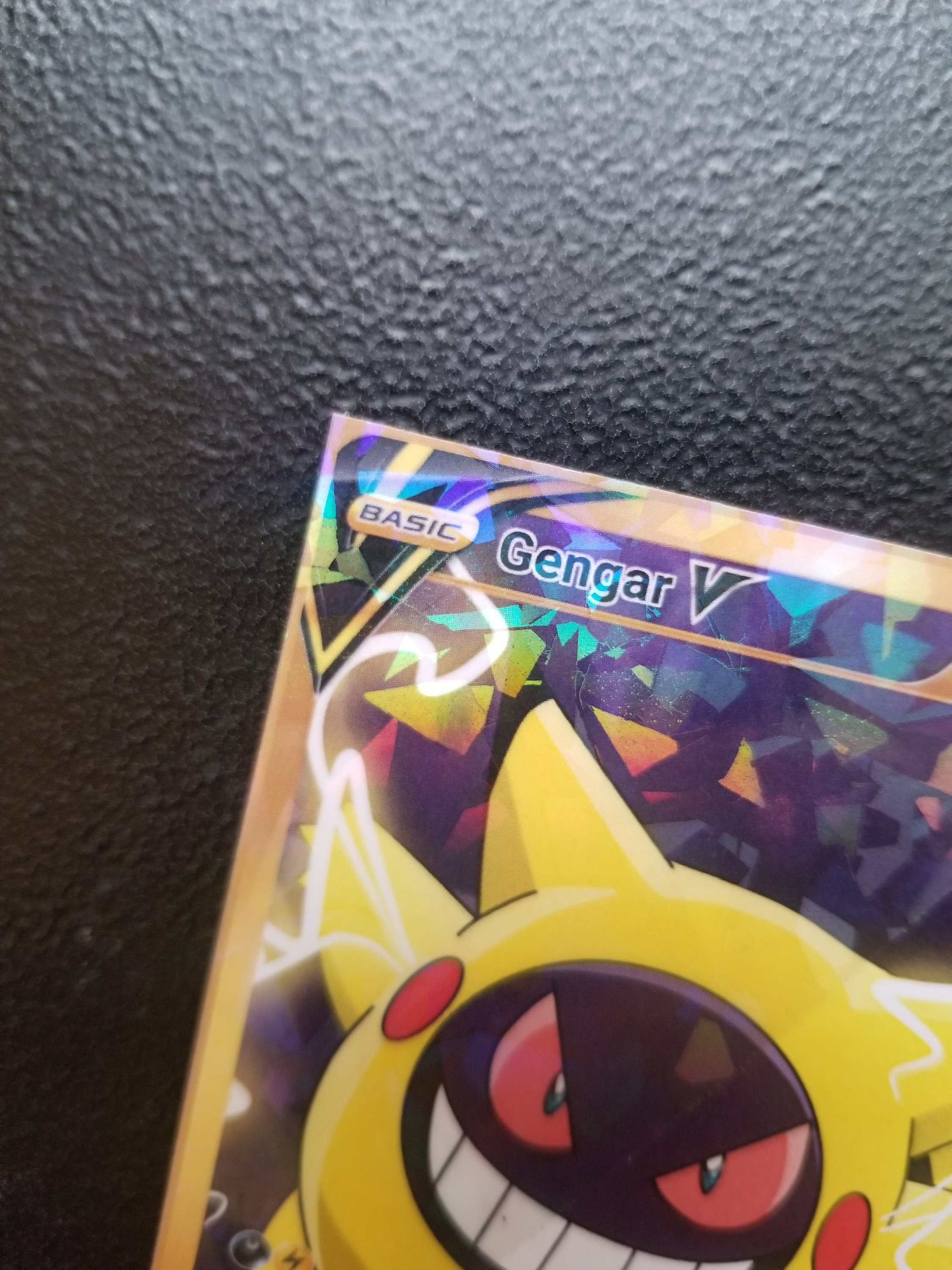 1 of 1 Holo Error Corner Error Gengar V poncho Gengar - Etsy