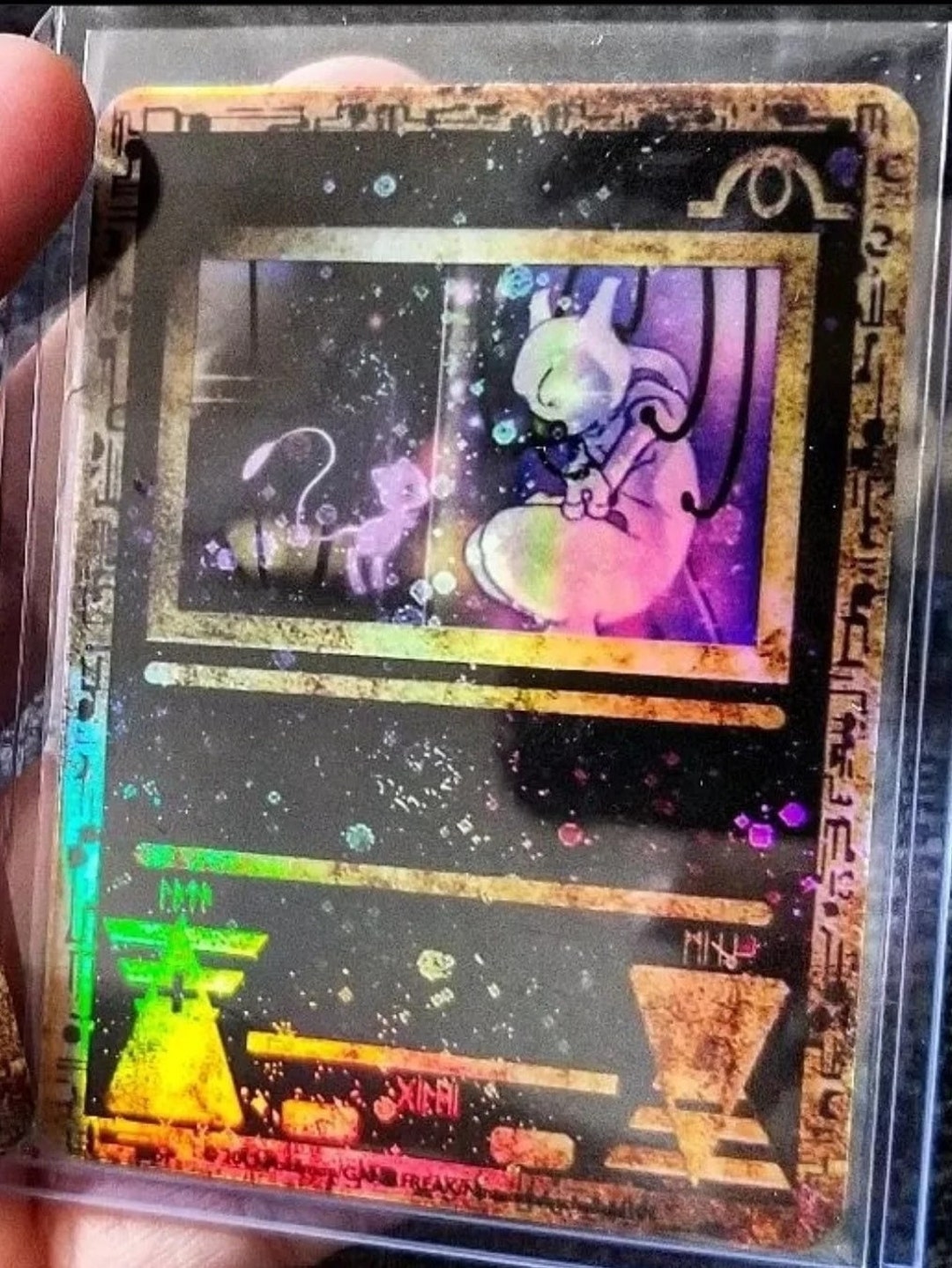 Ancient No-markings 'experiment: Mewtwo' - Full Holographic STICKER ...