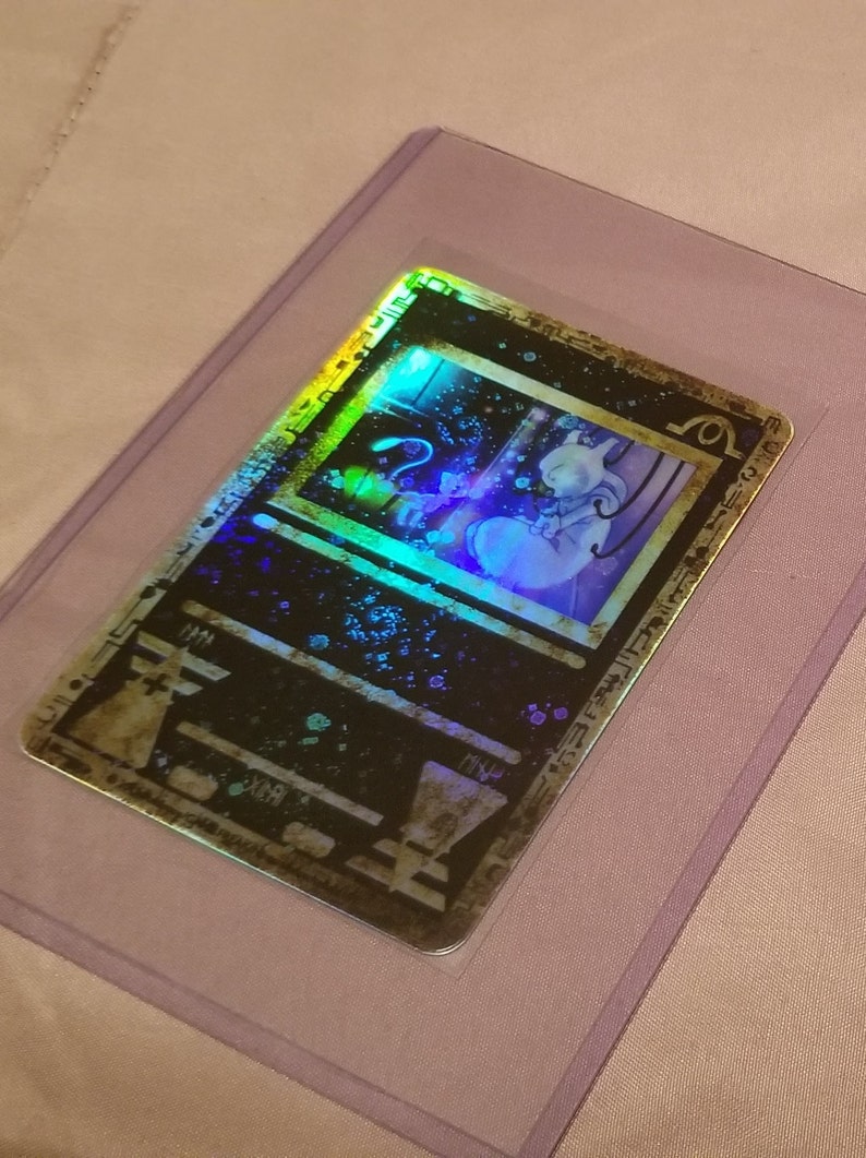 Ancient No-markings 'experiment: Mewtwo' - Full Holographic STICKER ...