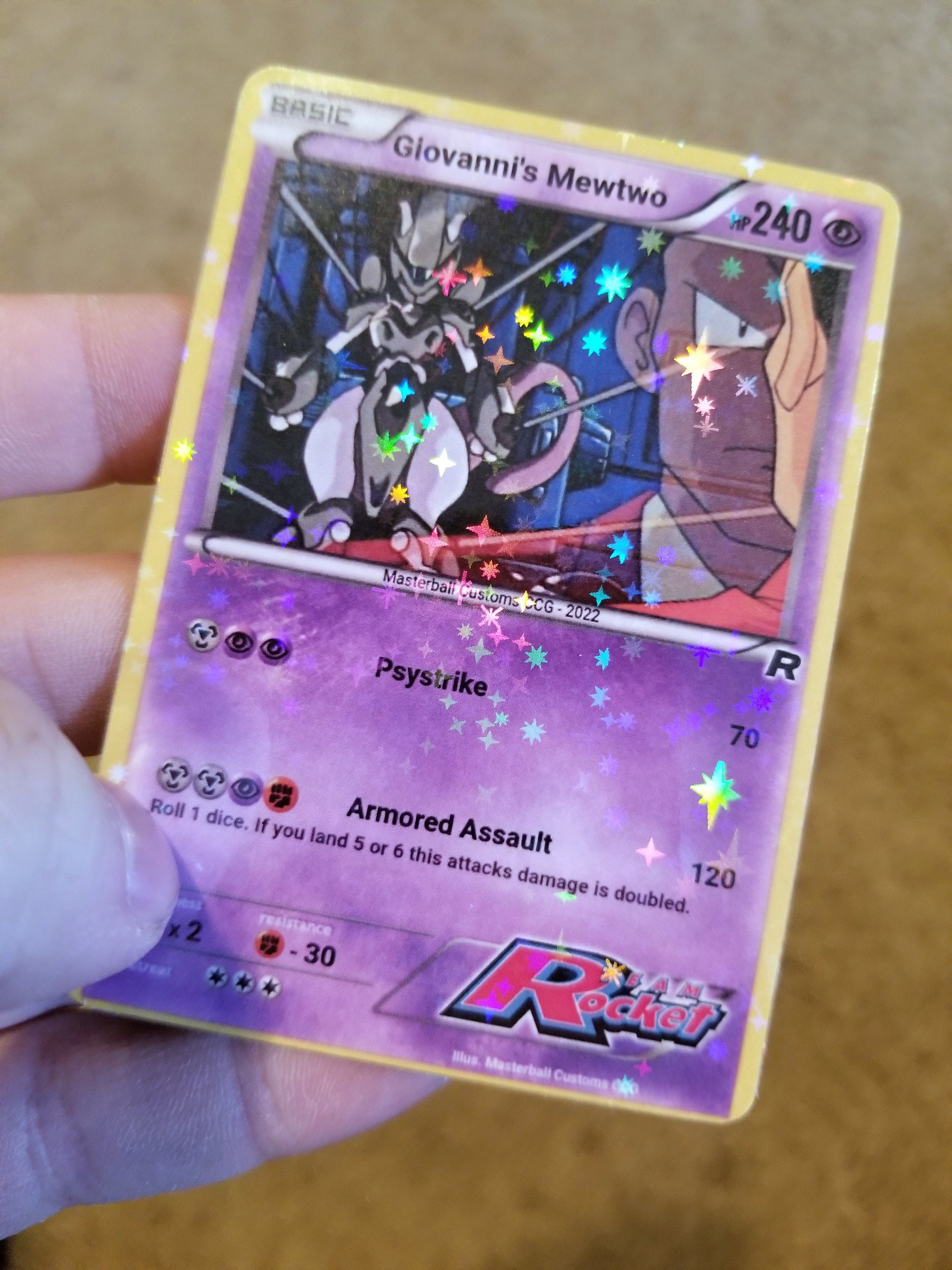 Fan-made Custom Trading Card Cool Anime Gift Full Stars - Etsy
