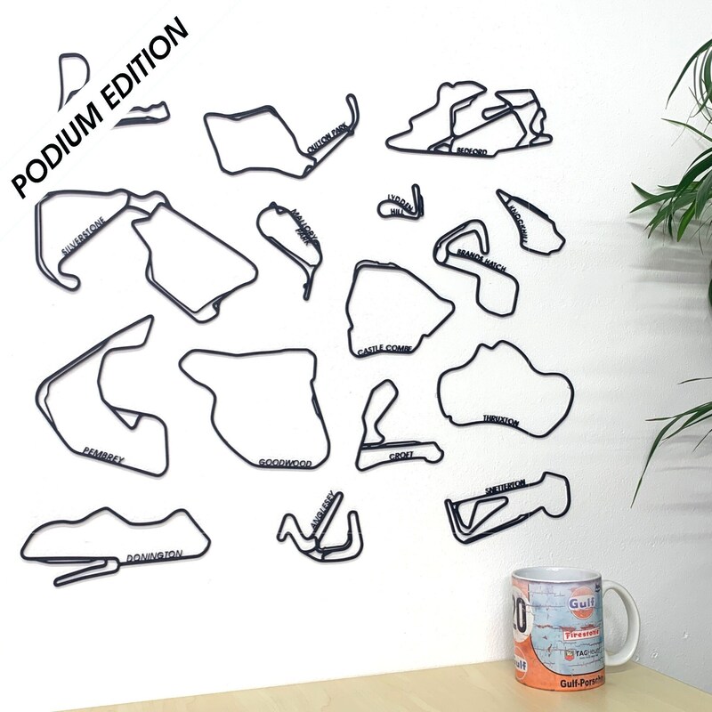British Racing Circuits - Etsy UK