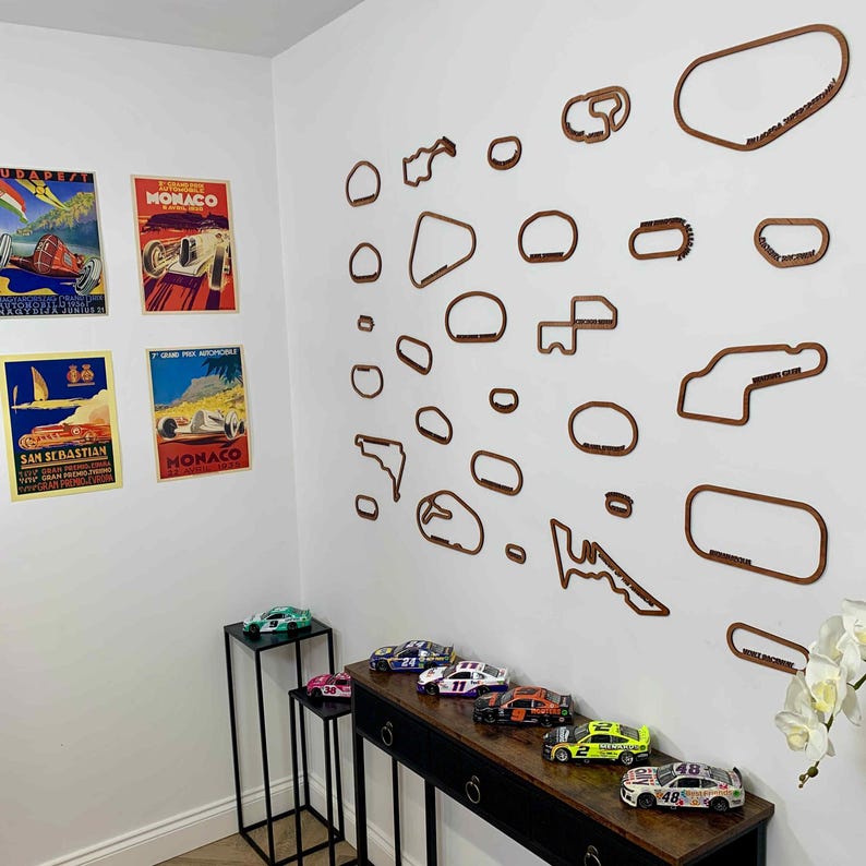 NASCAR Track Wall Art: Complete Speedway Collection - Laser Cut ...