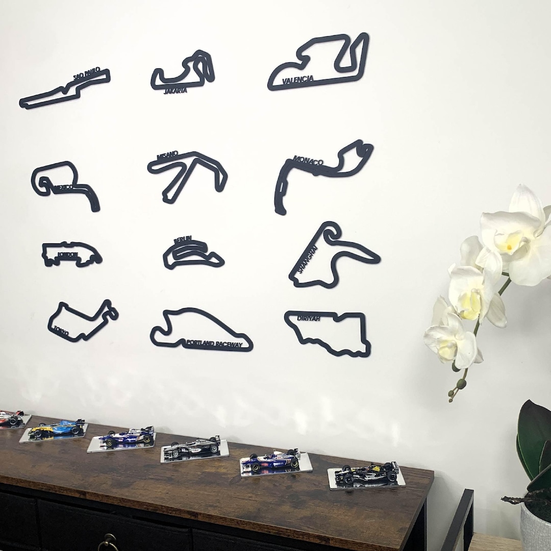 Formula E 2025 Circuit Collection Wall Displays - Etsy