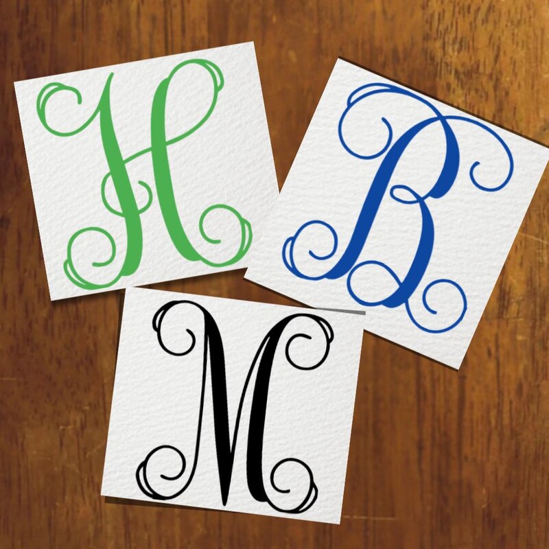 2 Letter Monogram - Etsy