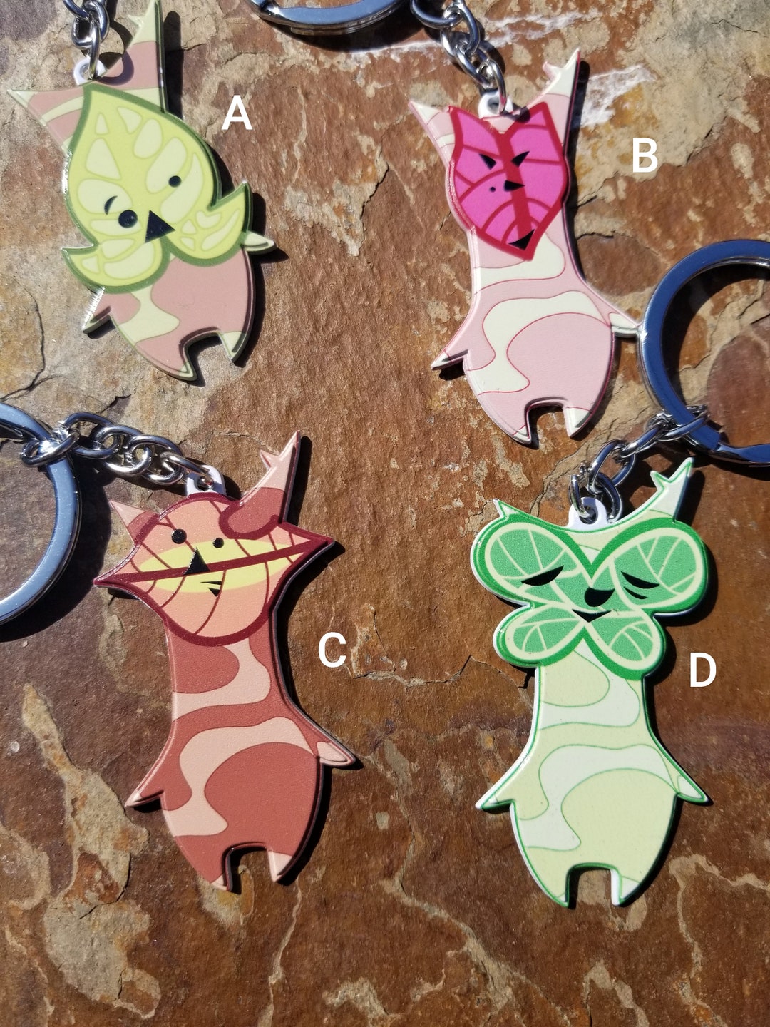 Korok Metal Key Chain TOTK BOTW Stamped Ya Ha Ha You Found Me Zelda ...