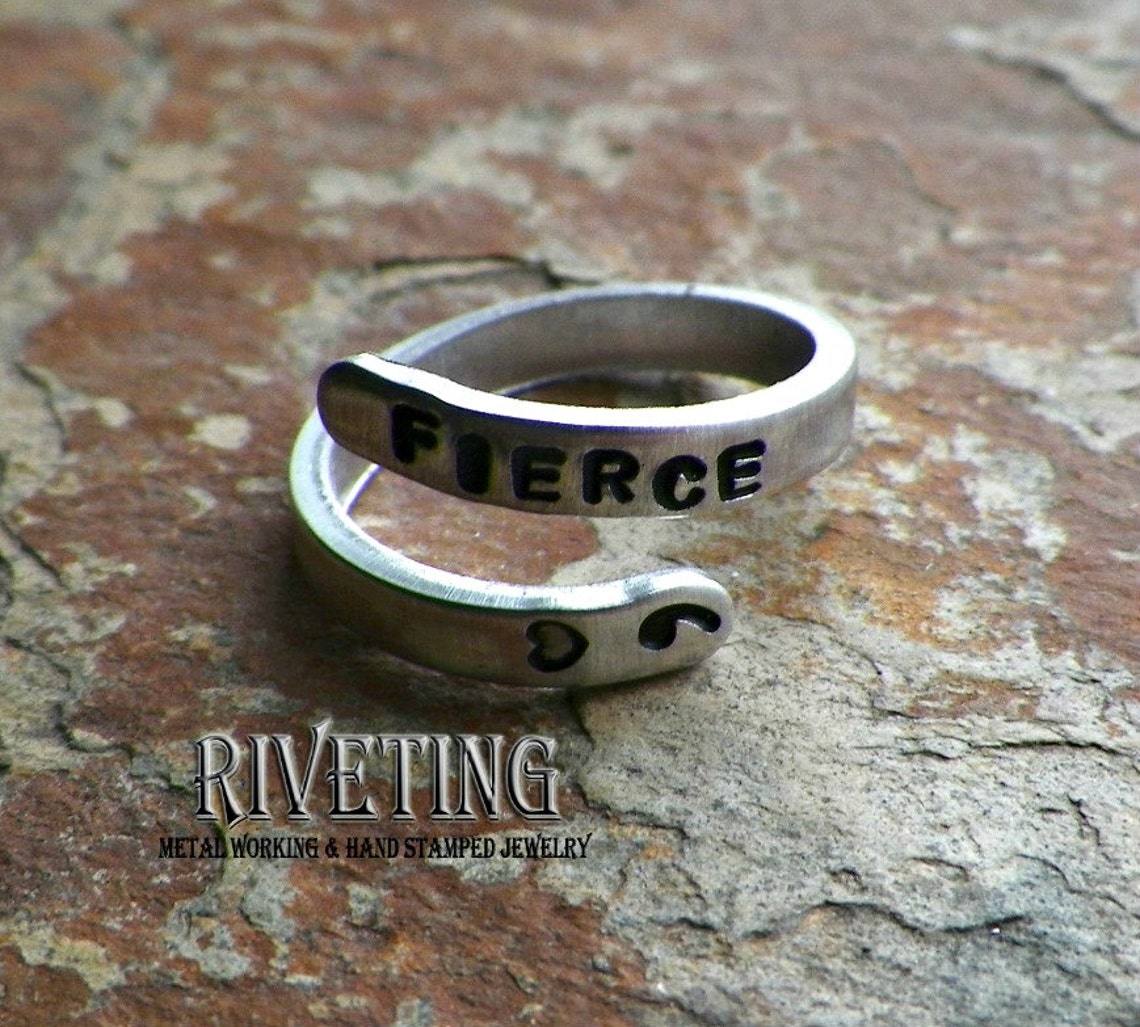 Semi Colon Inspirational Adjustable Ring - Etsy
