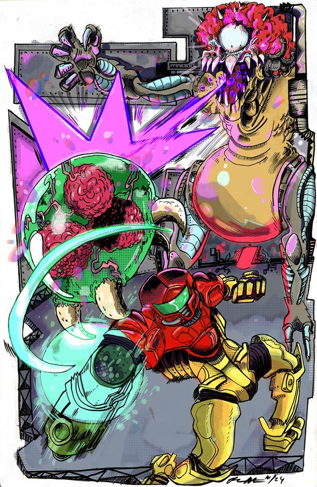 Metroid Print - Etsy