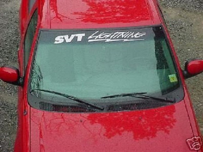 FORD - SVT LIGHTNING Window Topper Decal - Etsy