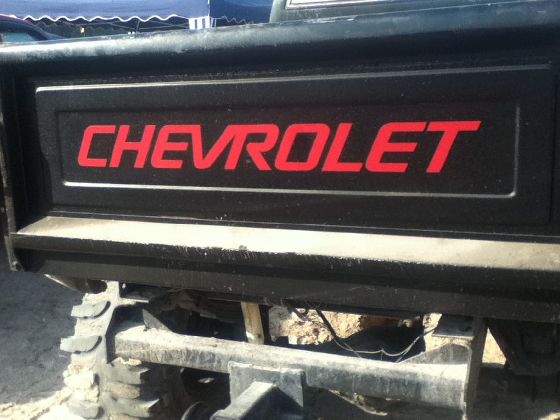 Chevrolet S-10 Chevy S10 Tailgate Decal "solid Color" +your Choice of ...