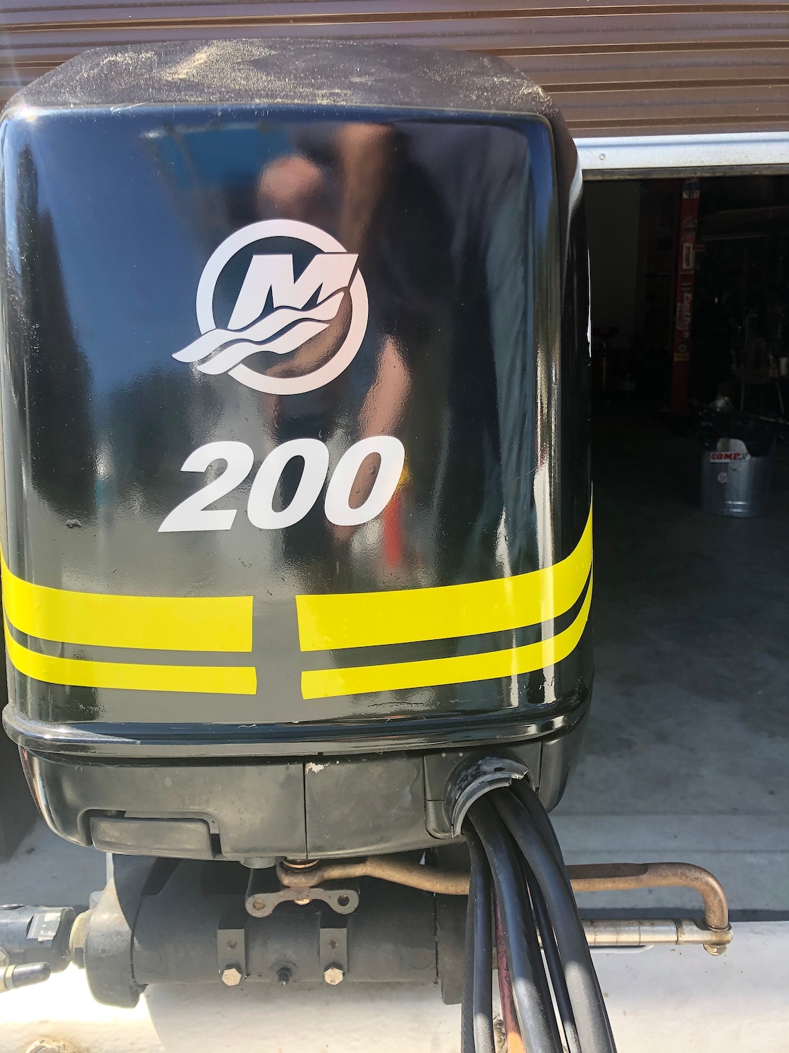 MERCURY Boat Motor Cowl DECAL Replacement Set in Yellow | Etsy