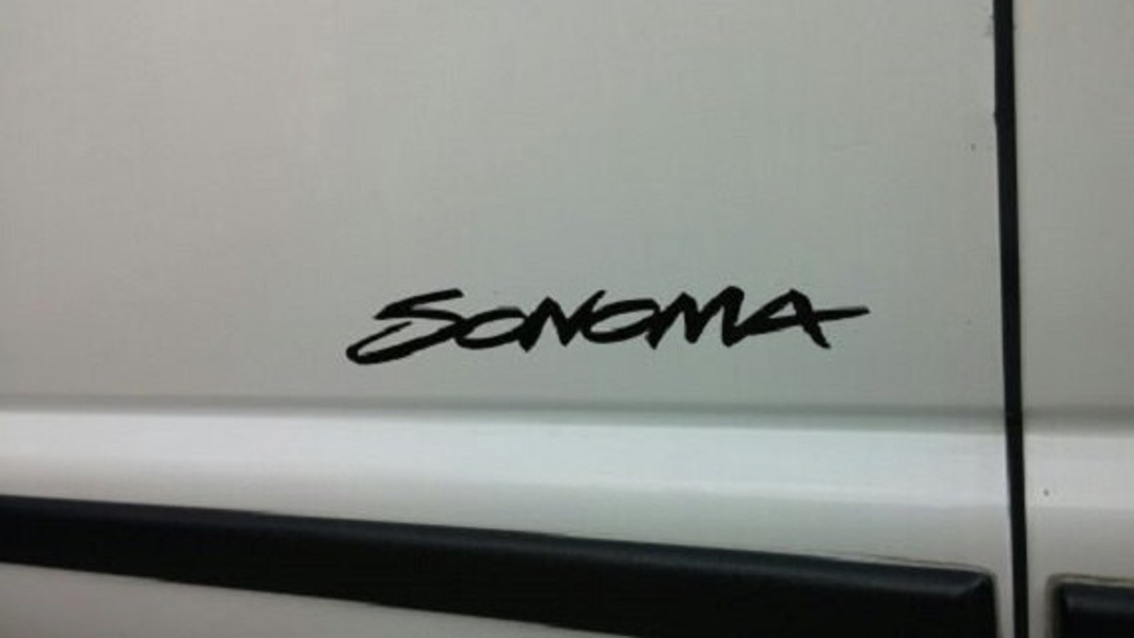 GMC SONOMA Door Badge / Decal / Sticker - Set of 2 Decals and Choice of ...
