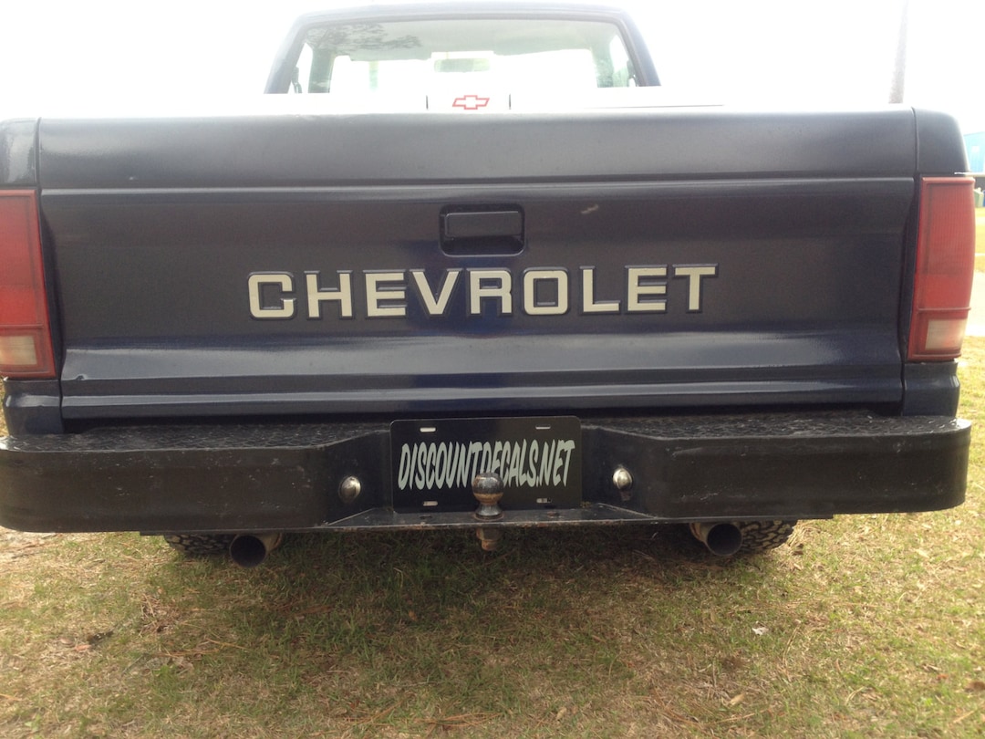 Chevrolet S-10 Chevy S10 Tailgate Letter Replacement Decals / Sticker ...