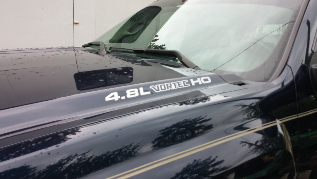 4.8L VORTEC HO "high Output" Hood Decals - Chevrolet - Etsy
