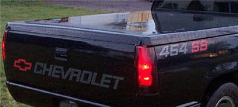 454 SS KIT CHEVY Truck Tailgate & Bedside Decals 90-91 Chevrolet Truck ...