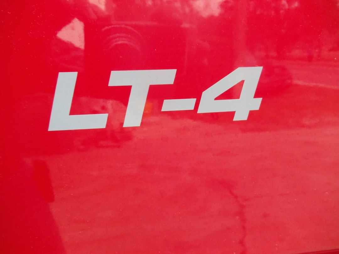 LT-4 Door Badge / Decal / Sticker - Set of 2 Decals and Your Choice of ...