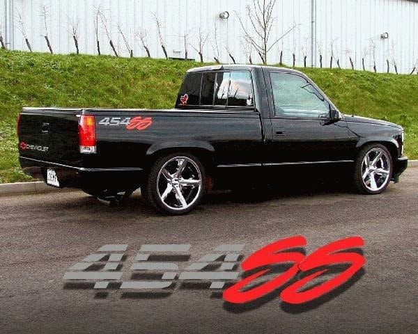 454 SS KIT CHEVY Truck Tailgate & Bedside Decals 92-93 - Etsy
