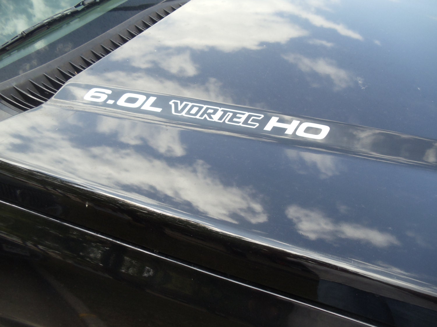 6.0L VORTEC HO "high Output" Hood Decals - Chevrolet - Etsy
