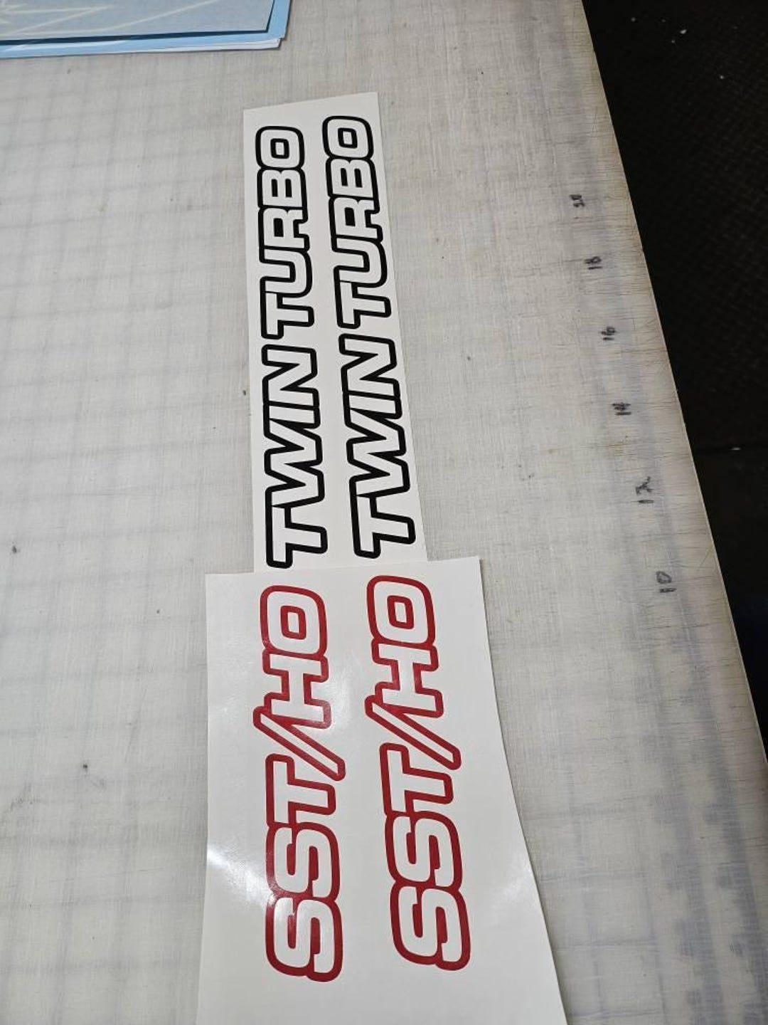 SST/HO Twin Turbo Hood Decals - Your Choice of Color - Fits: Ram 1500 ...