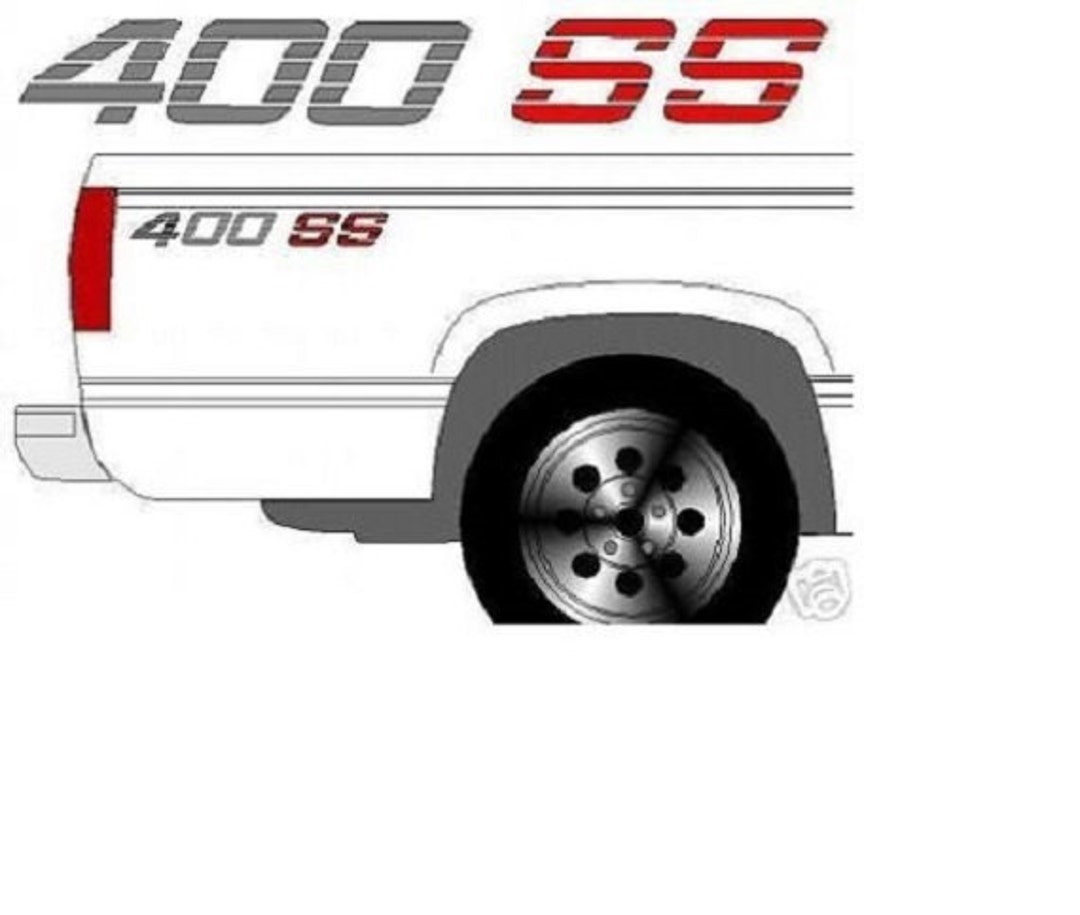 400 SS CHEVROLET Chevy Truck Bedside Decals With Your Color Choice - Etsy