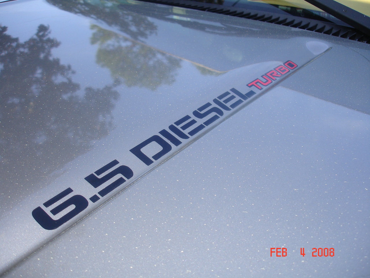 6.5L TURBO DIESEL Hood Decals Set of Two Fits Chevy GMC Trucks and Suv ...