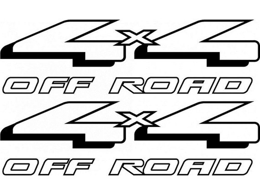 4x4 off Road Replacement Bed Side Decal Set Fits: Ford F-150 F-250 F ...