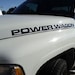 Dodge POWER WAGON Hood Letter Replacement Decals / Sticker +your Choice ...