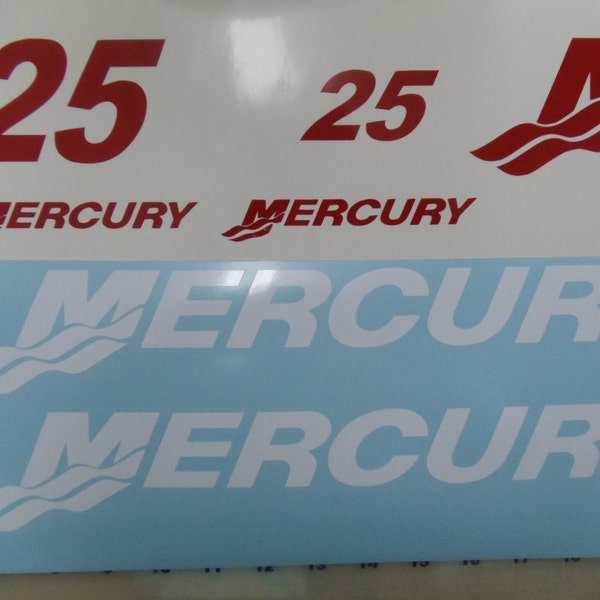 Mercury Boat Motor Decals - Etsy