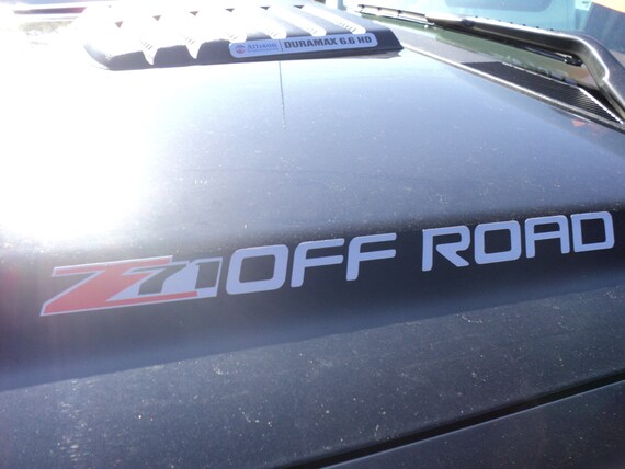 Z71 OFFROAD Hood Decals for Chevy or GMC 4x4 Truck - Etsy