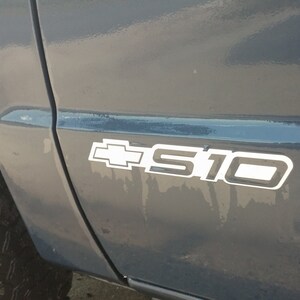Chevy S10 Door Badge / Decal / Sticker Set of 2 Decals and Your Choice ...